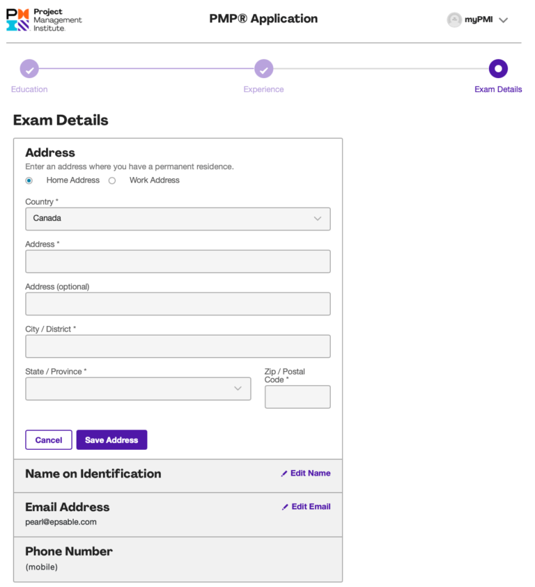 File and Submit The PMP® Application: Part 3 – Exam Details - IMT-PM