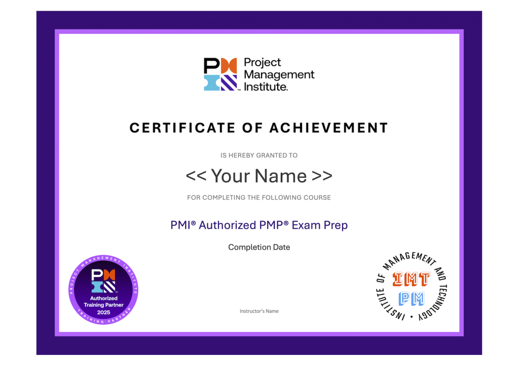 PMP Exam Prep - FAQ